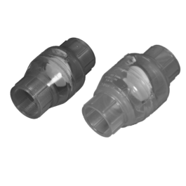 clear check valves